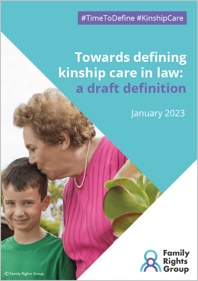 Time To Define Kinship Care - Family Rights Group