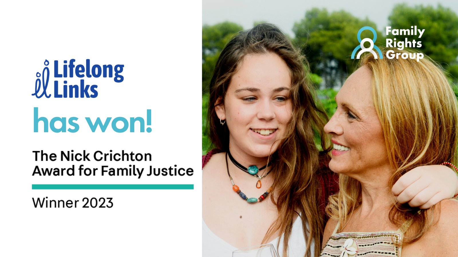 Lifelong Links wins the Nick Crichton Award - Family Rights Group